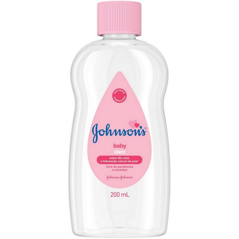 Óleo para Bebê Johnson's Baby Frasco 200ml