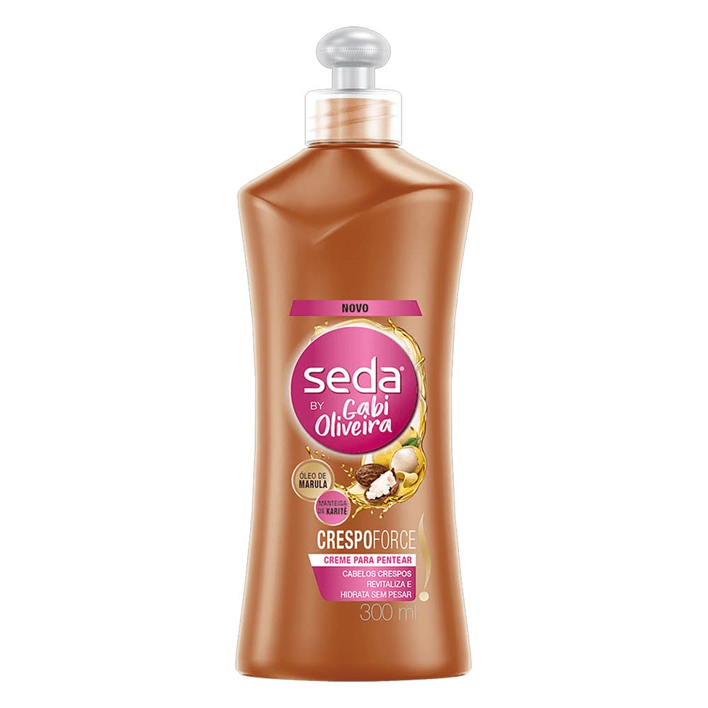 Creme para Pentear Seda Crespo Force by Gabi Oliveira Frasco 300ml