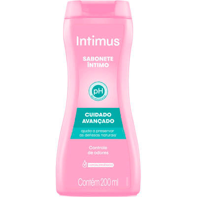 Sabonete Líquido Íntimo Defesa Natural Intimus Frasco 200ml