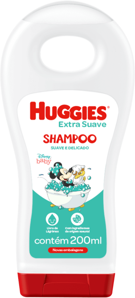 Shampoo Extra Suave Disney Baby Huggies Frasco 200ml