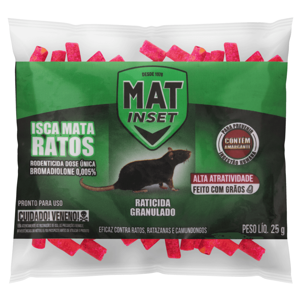 RATICIDA MAT INSET ISCA 25G